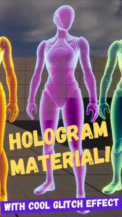 UE5 Hologram and Glitch Effect! - YouTube