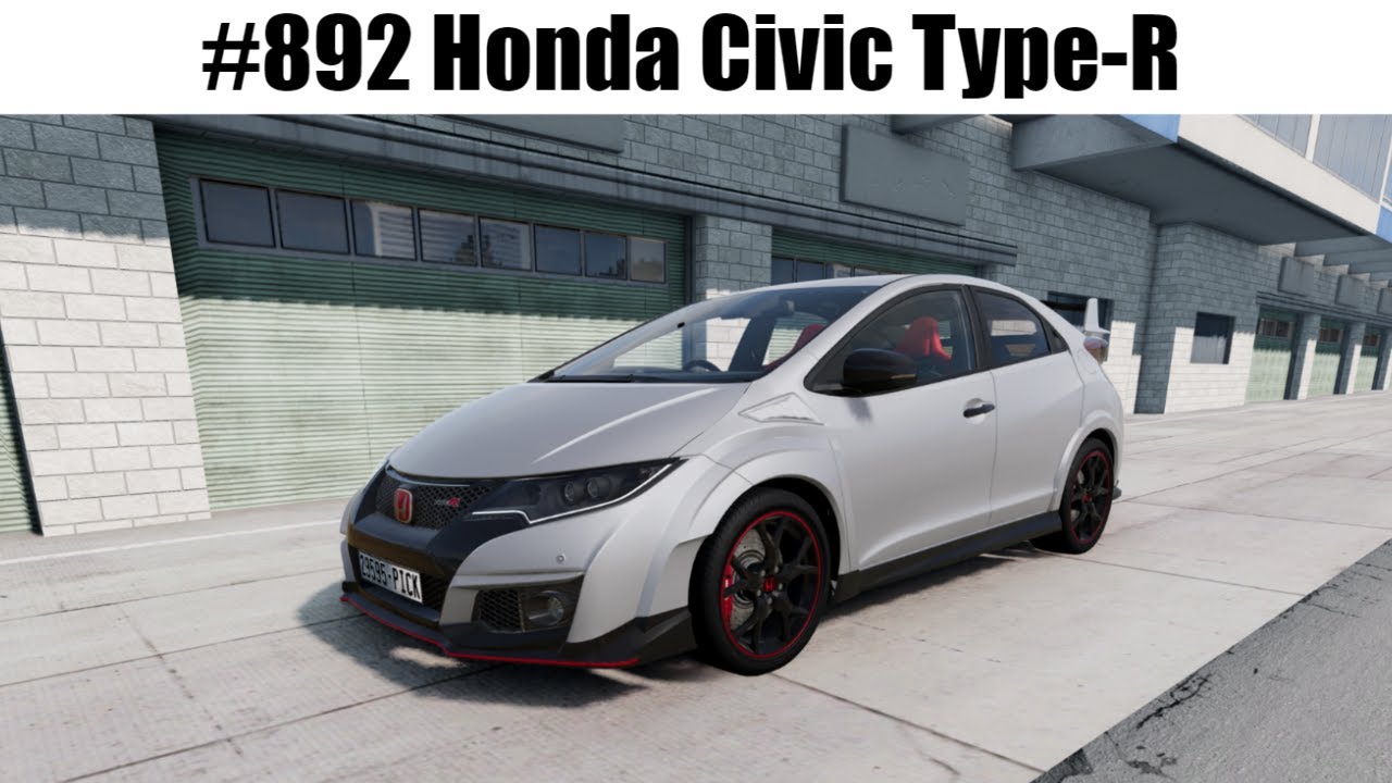 West Coast Trial: Honda Civic Type-R (Beamng Drive) - YouTube