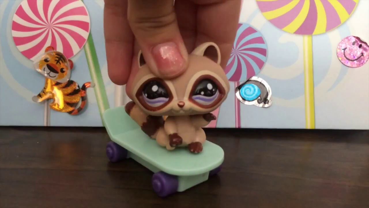 LPS RACCOON PAINTING!!! Littlest Pets Shop Watercolor painting! ART ...
