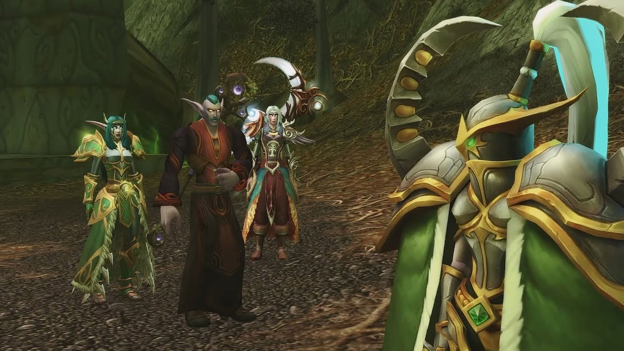 WoW Night Elf Heritage Armor Questline:The Clarion Call,Stepping into ...