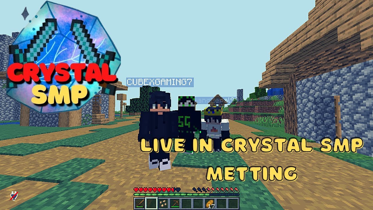METTING IN CRYSTAL SMP LIVE LETS STARTED ! / SACHINGAMER26 - YouTube