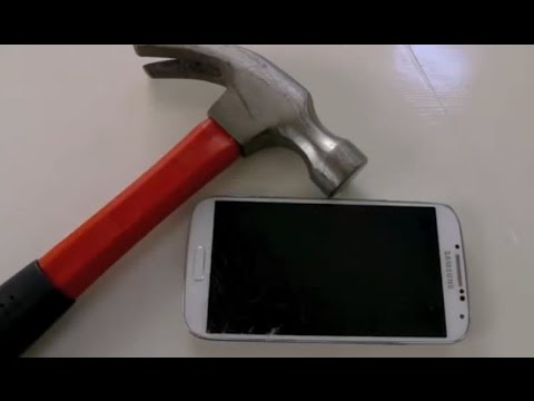 اختبار تحطيم الجلاكسي اس 4 بالشاكوش ! & Samsung Galaxy S4 Hammer Drop ...