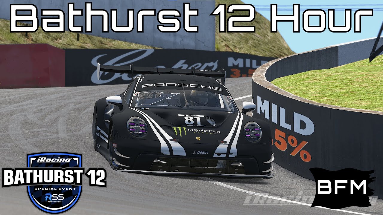 iRacing Bathurst 12 Hour | Black Flag Motorsports - YouTube