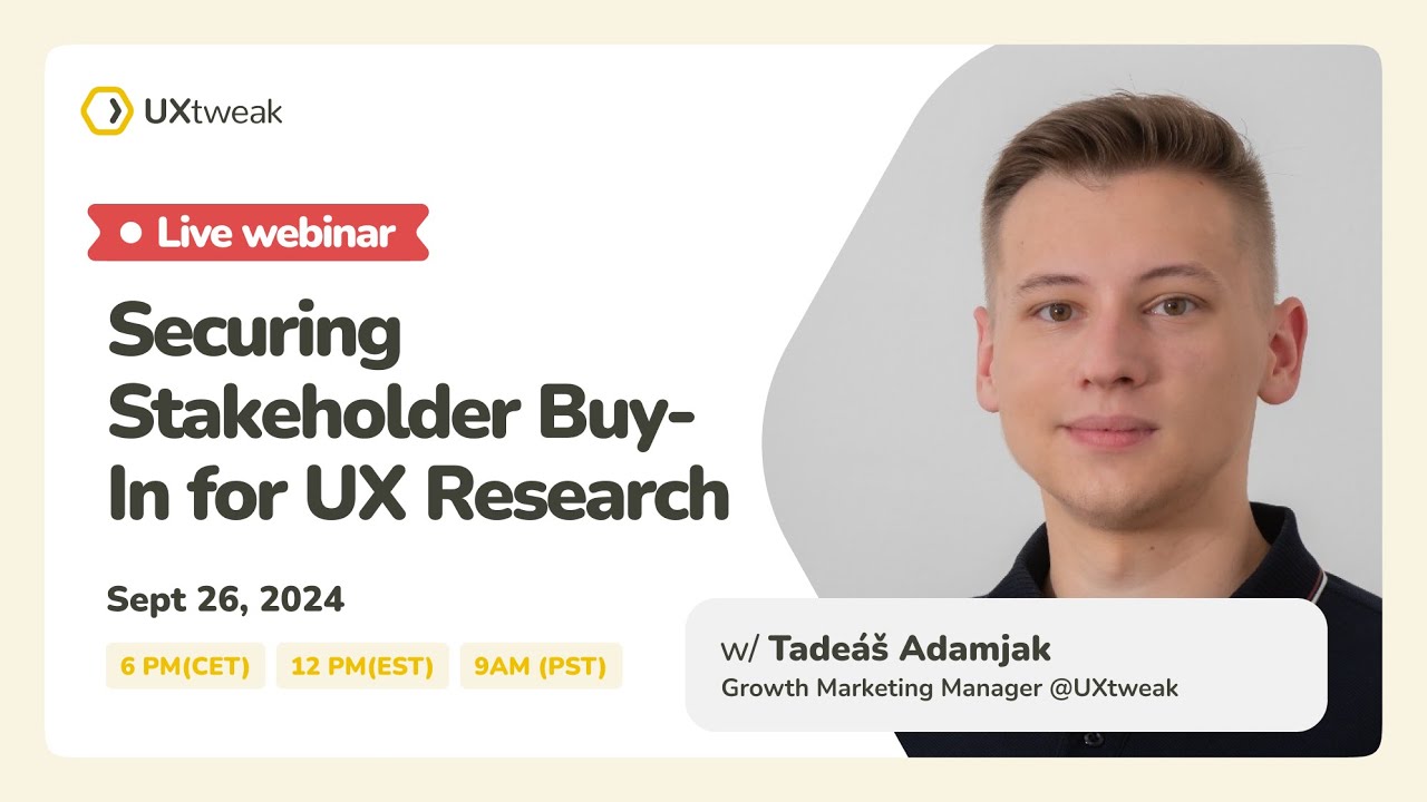 Securing Stakeholder Buy-In for UX Research: Practical Tips - YouTube