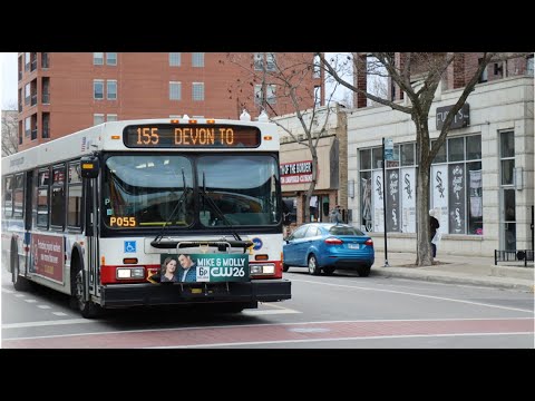 Ride on CTA route 155 WB Time Lapse - YouTube