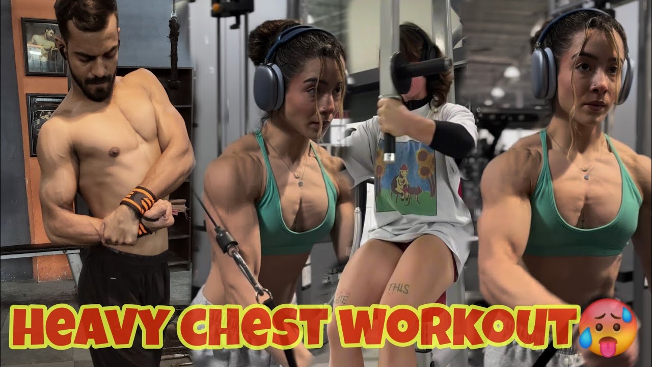 Intence workout | Body weight 95 / Body weight 60 full heavy workout 🥵| heavy chest workout 🤯 ...