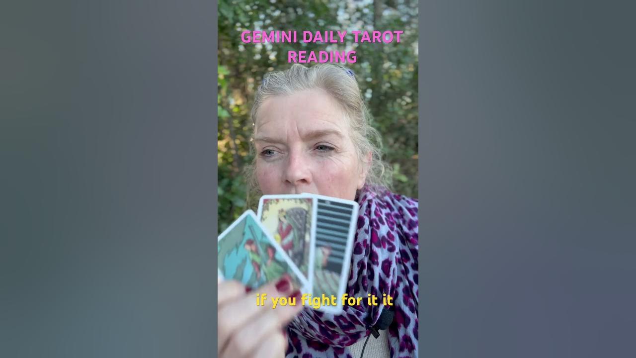 Gemini daily tarot reading - YouTube