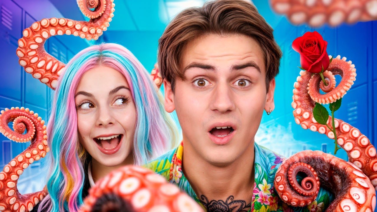 My Girlfriend Became an Alien || Dating Robot Girl vs Normal Girl - YouTube