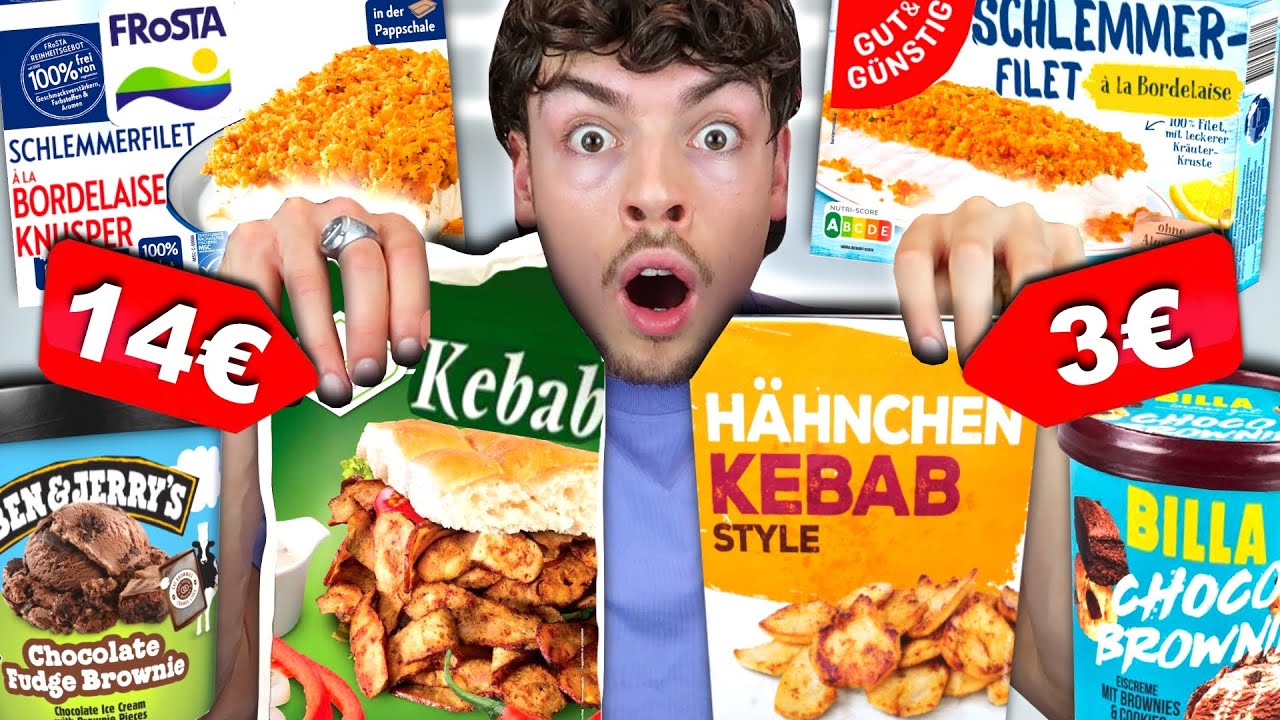 LUXUS TK Essen VS BILLIG TK Essen TESTEN für 24 STUNDEN - YouTube