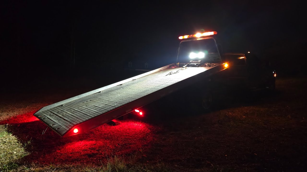 Finally got some lighting on the rollback - YouTube