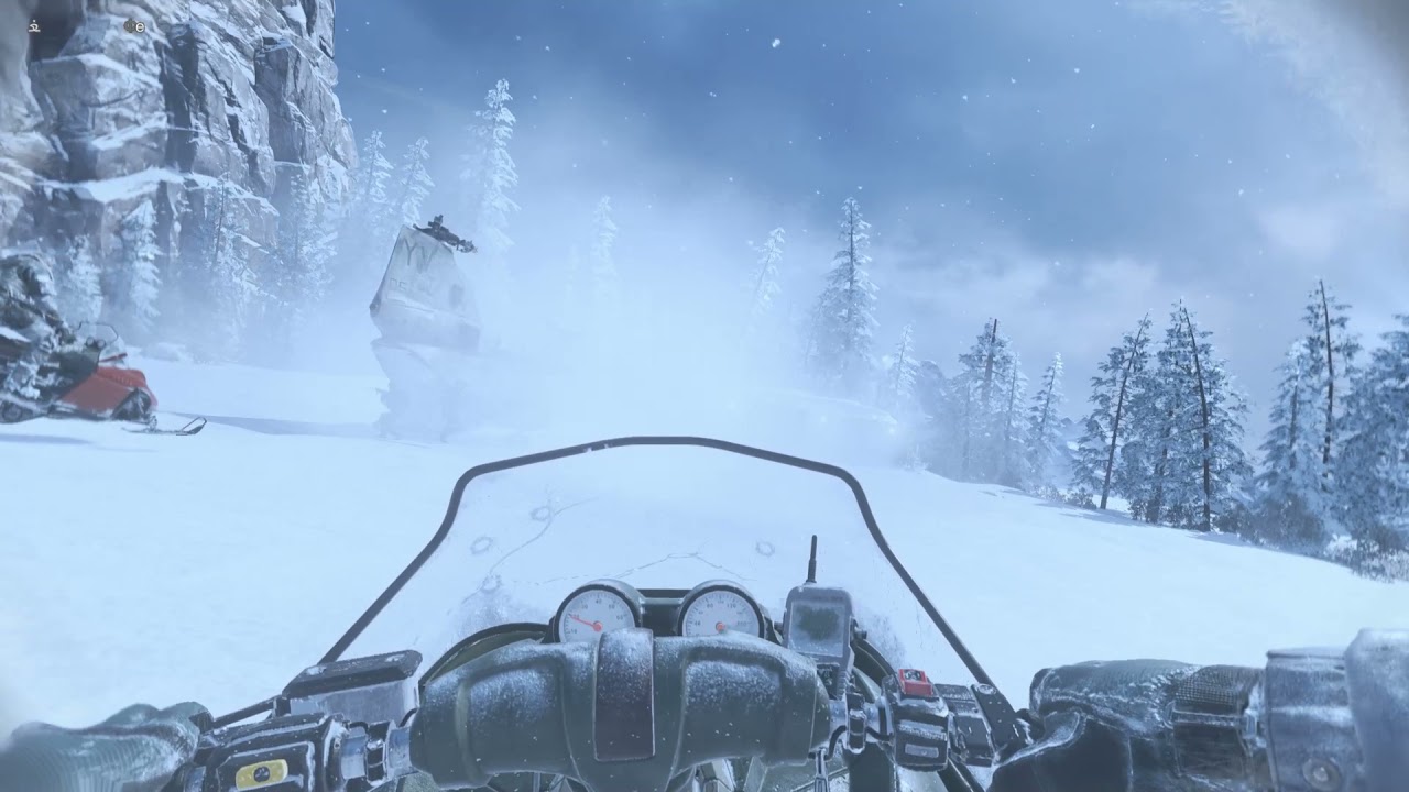 Call of Duty Modern Warfare 2 Remastered Snowmobile - YouTube