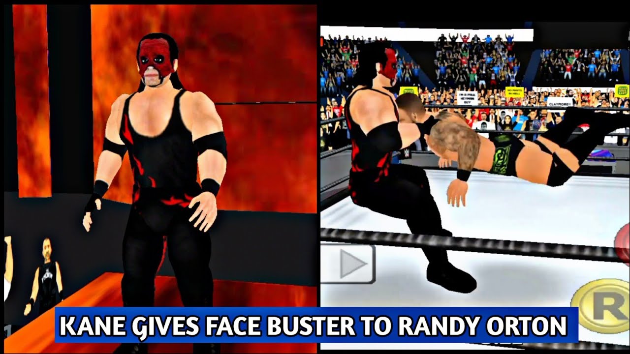 WR3D 2K23 KANE GIVES FACE BUSTER TO RANDY ORTON - YouTube
