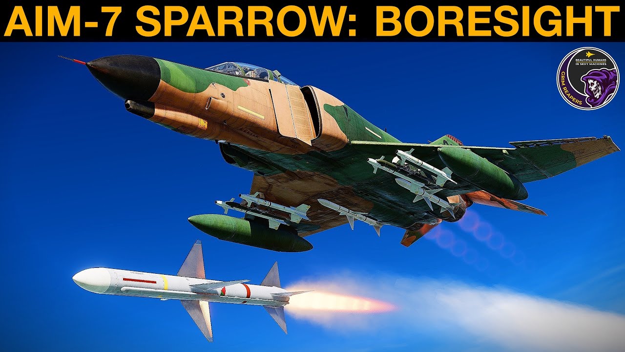 F-4E Phantom: AIM-7 Sparrow (Boresight) Guide | DCS - YouTube