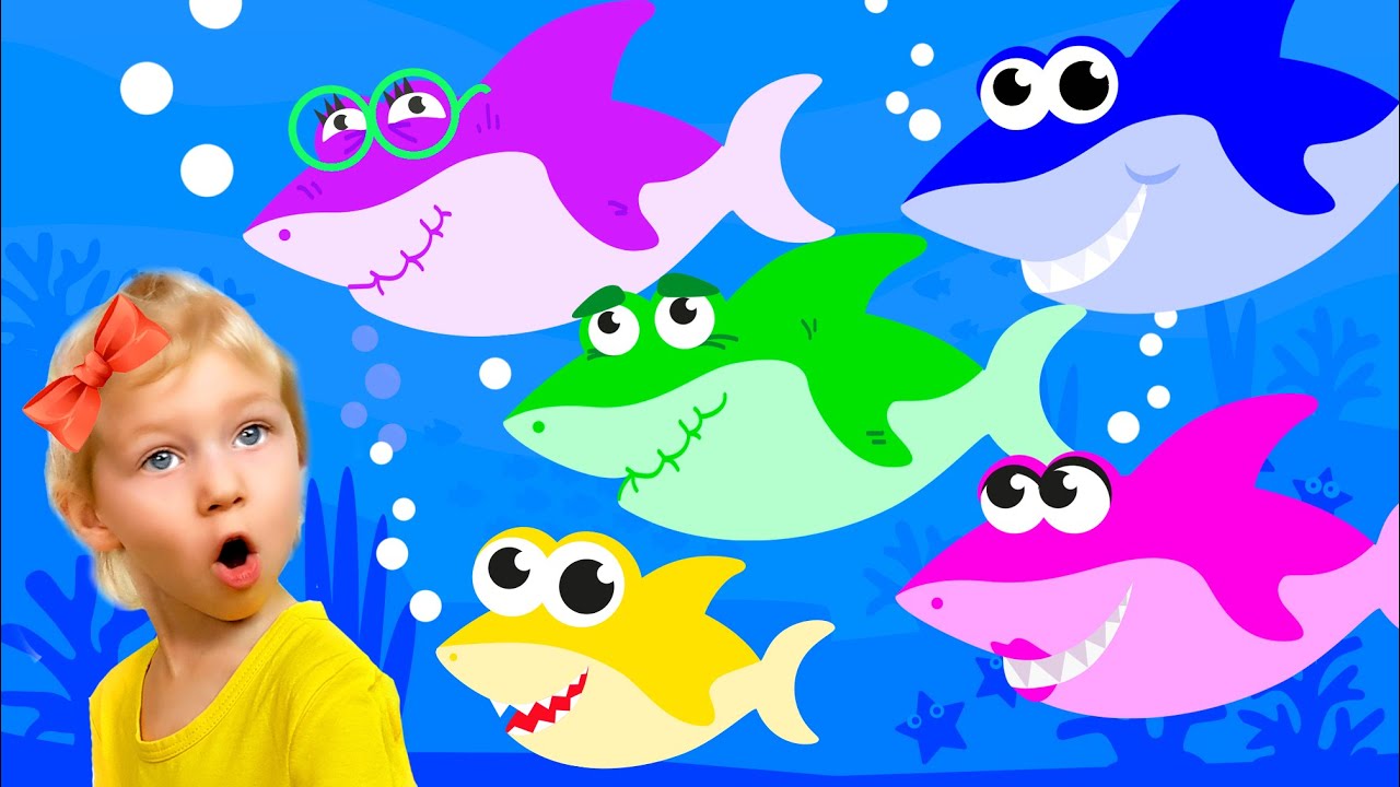 Baby Sharky Song | Younona Nursery Ryhmes - YouTube
