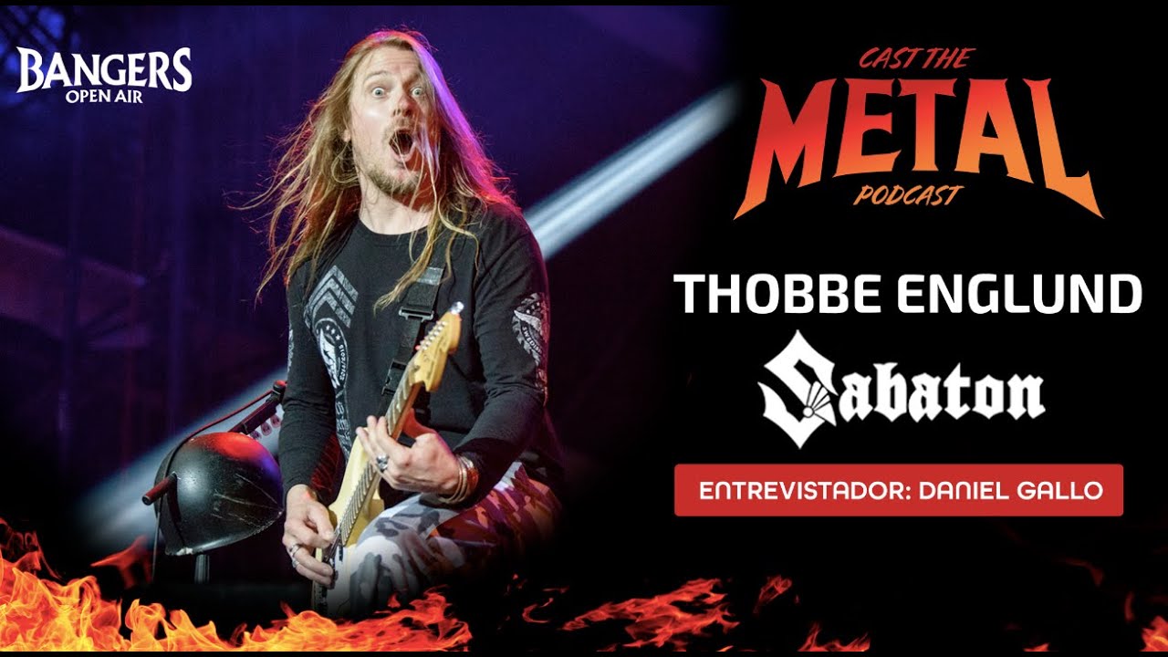 🔥 Thobbe Englund (Sabaton) fala sobre a vinda ao Brasil! | Entrevista ...
