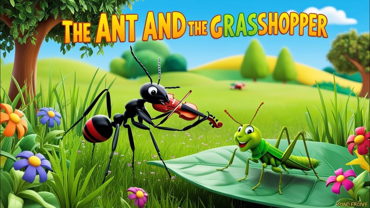 "🎶 The Ant & Grasshopper Song! 🐜🎉 Fun Nursery Rhymes Collection for ...