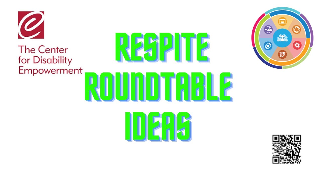 Respite: Roundtable sharing ideas of short respite breaks for families ...