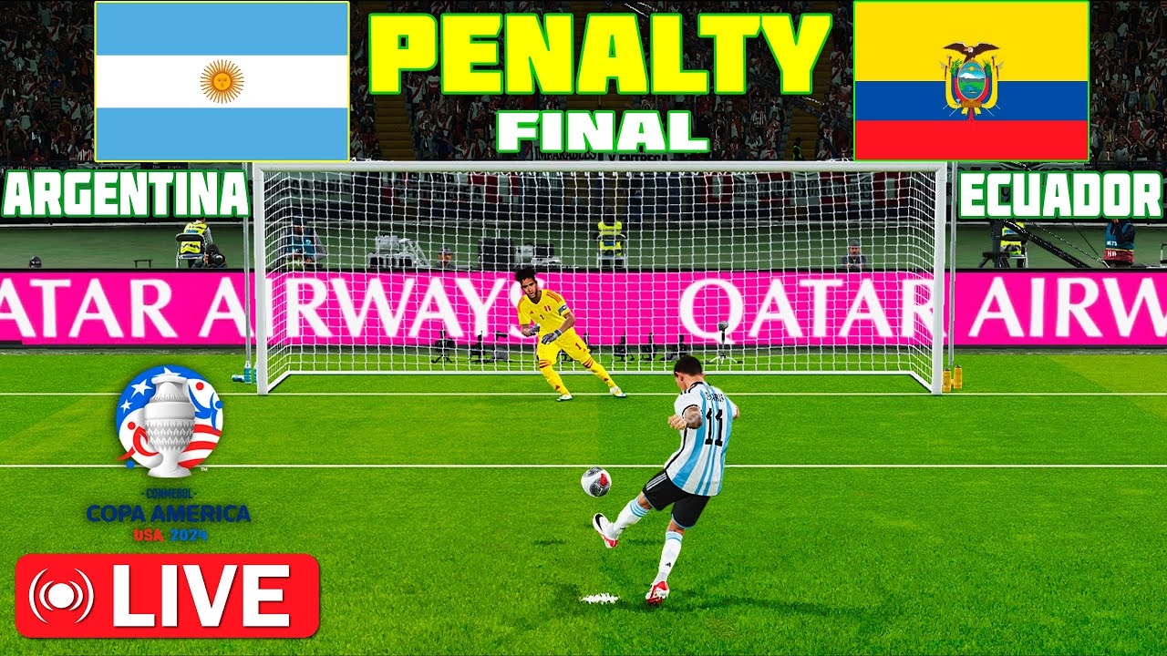 LIVE PENALTY SHOOTOUT ARGENTINA Vs ECUADOR Copa America 2024 live-penalty-shootout-argentina-vs-ecuador-copa-america-2024