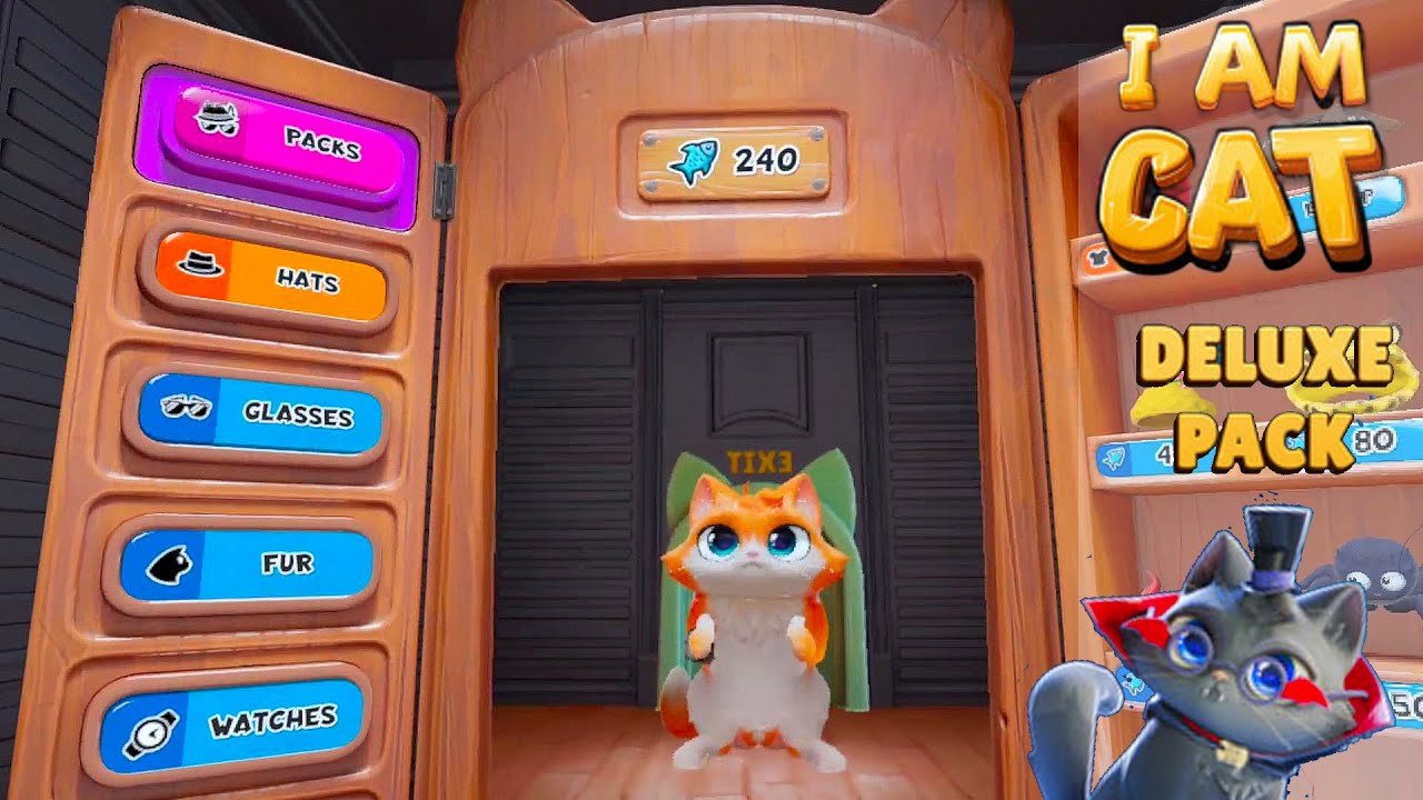 I Am Cat VR - The Deluxe Pack DLC Wardrobe! - YouTube