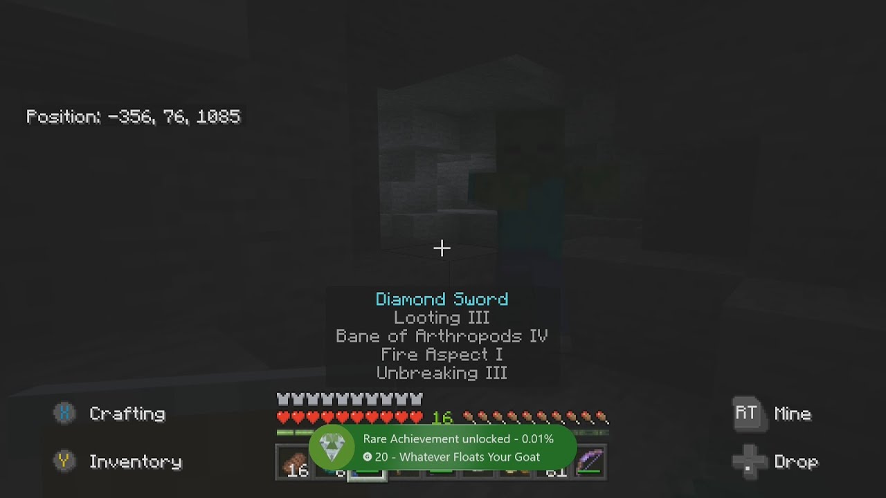 Achievement Guide: "Whatever Floats Your Goat" Minecraft - YouTube