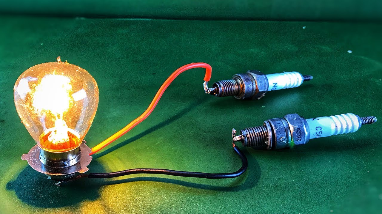 Get Free Energy Electric Using Spark Plug Creative Technology At Home ...