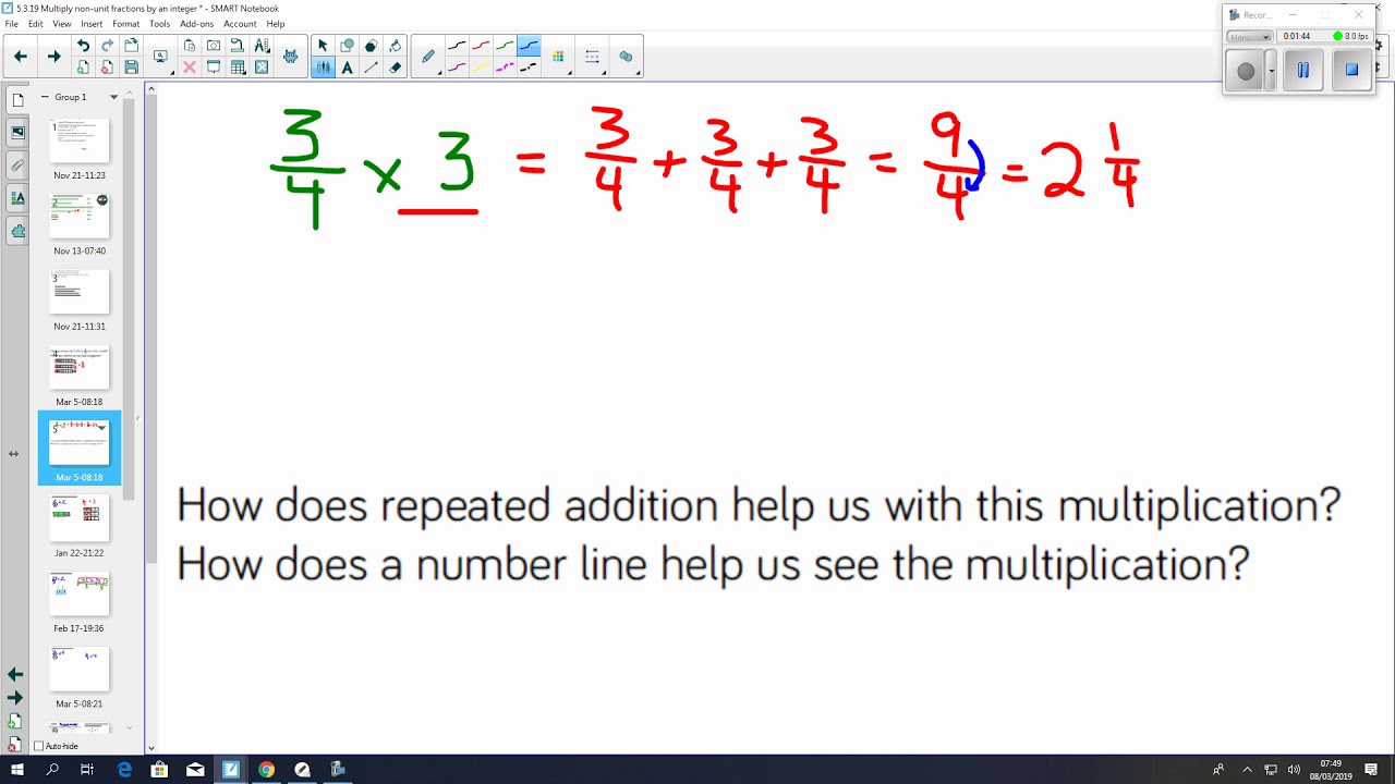 5 3 19 Multiply Non unit Fractions By An Integer YouTube 5 3 19 Multiply Non unit Fractions By An Integer YouTube