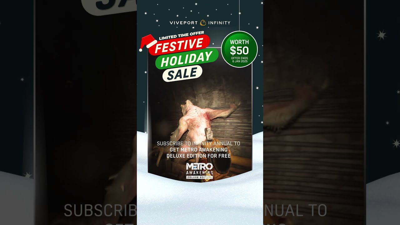 VIVEPORT VR Game Pass Holiday Gaming Deals