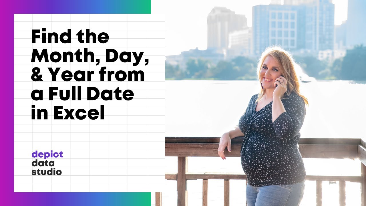 How To Find The Month Day And Year In Excel From A Full Date YouTube How To Find The Month Day And Year In Excel From A Full Date YouTube