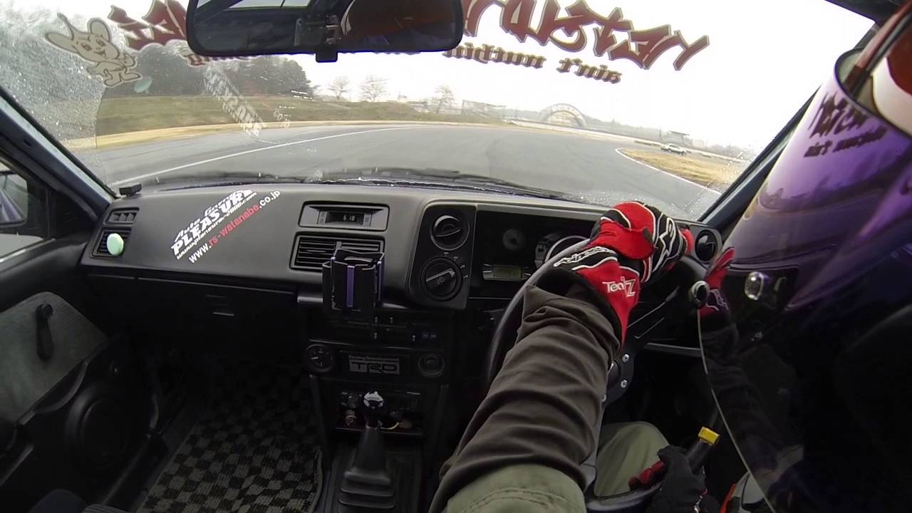 2016/3/9 TC1000 WET AE86 第4ヒート - YouTube
