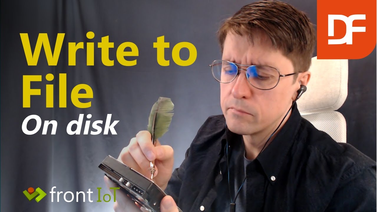 Write to a File on disk - YouTube