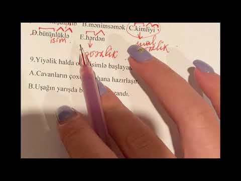 Sınaq izahı✅İsim,sifət,say,əvəzlik.