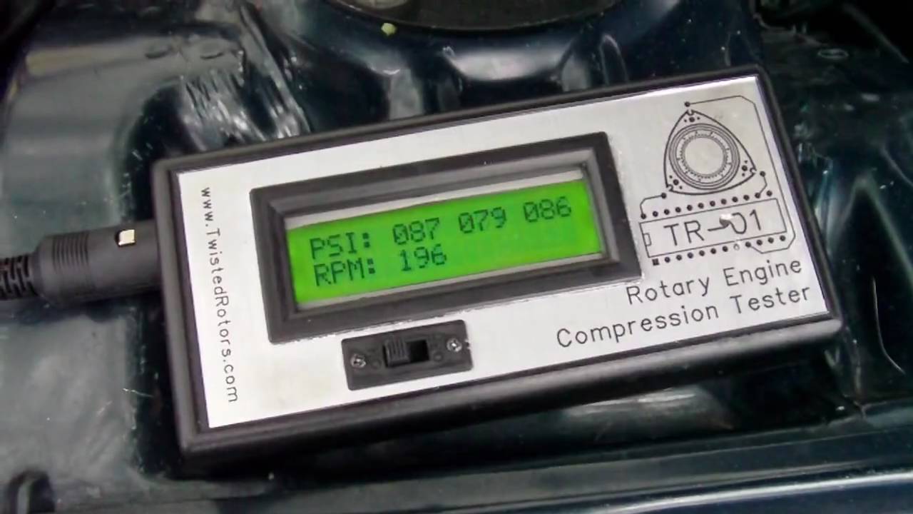 Scott's FD 1 - TR-01 Rotary Engine Compression Tester - YouTube