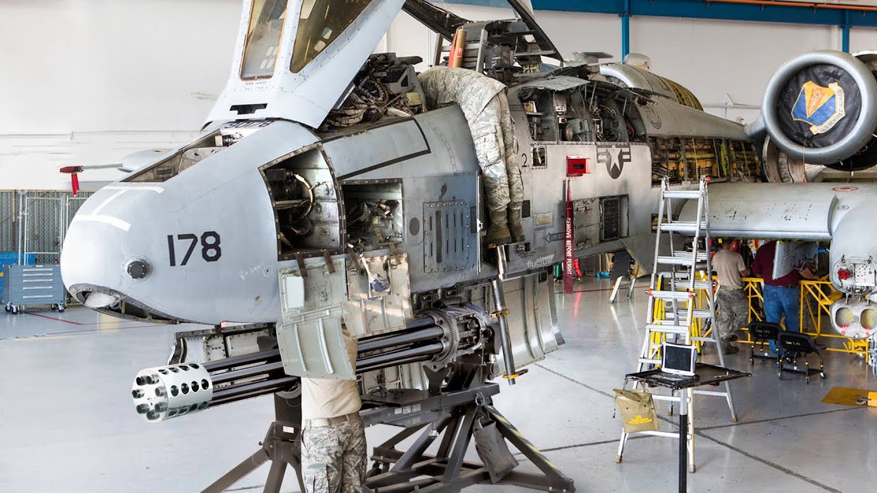 Servicing and Feeding the Monstrously Powerful A-10 Gatling Gun: GAU-8 ...