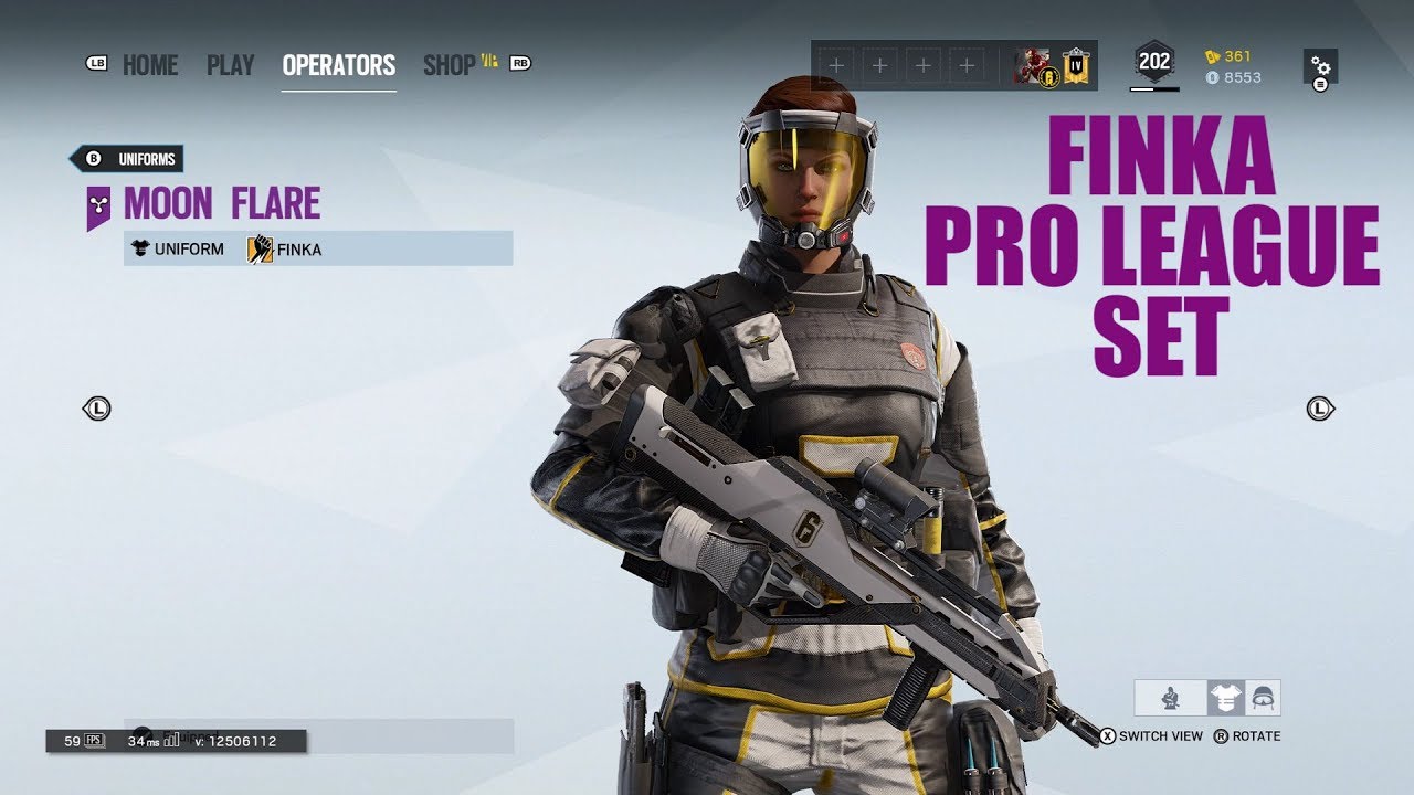 Finka Pro League Set - Rainbow Six Siege - YouTube