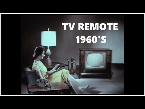 TV remote control in the 1960s - YouTube