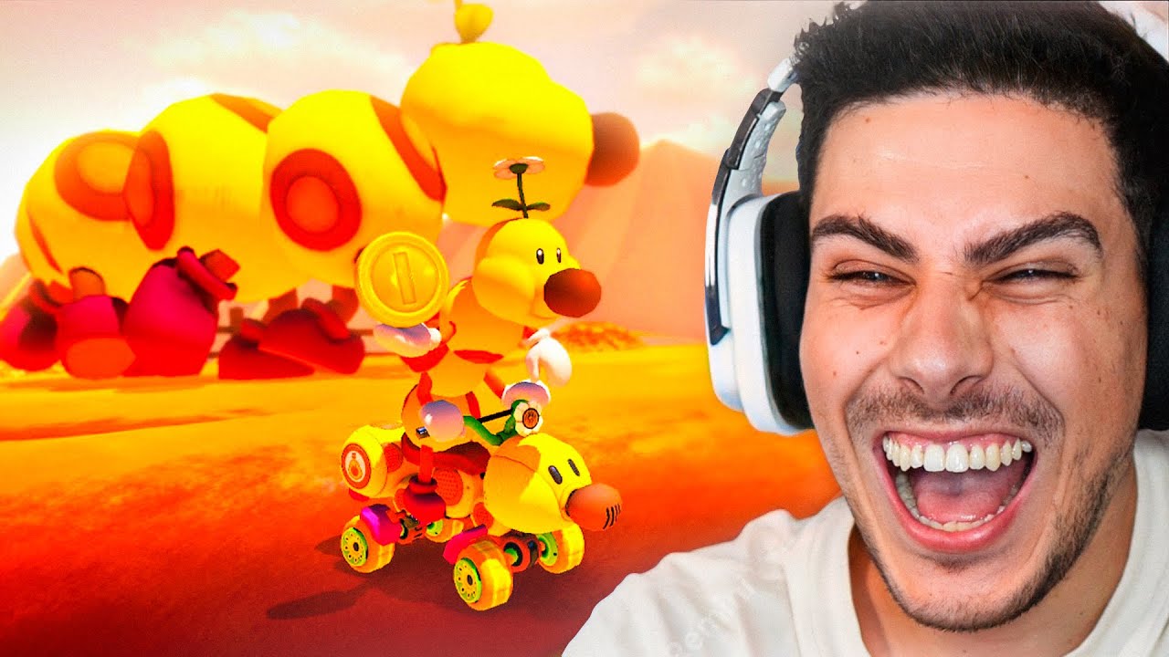 EL FLORUGA en el FLORUGA en MARIO KART 8 DELUXE!! 🤣 - YouTube
