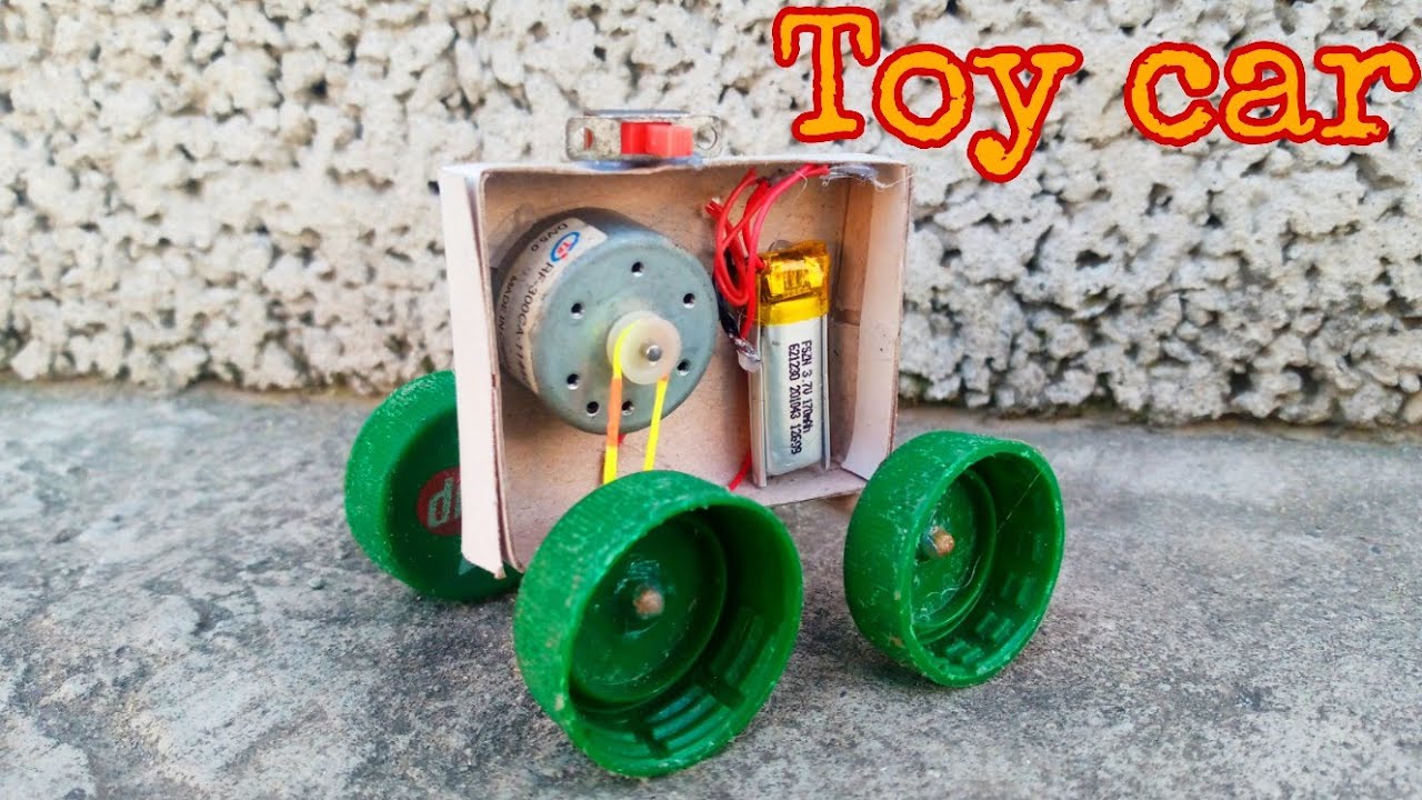 Build Your Own DIY DC Motor Toy Car || Fun Engineering Project for Kids ...