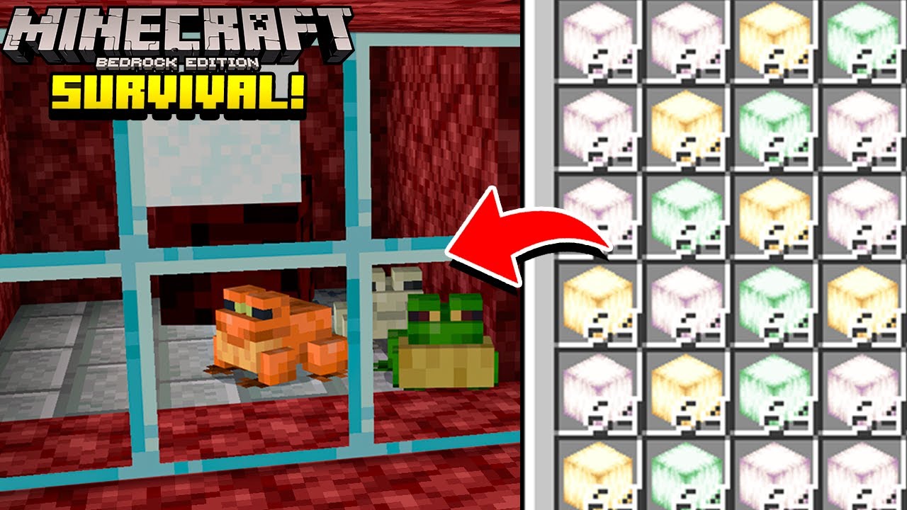 FARM de LUZ de SAPO - Minecraft Bedrock Survival (#55) - YouTube