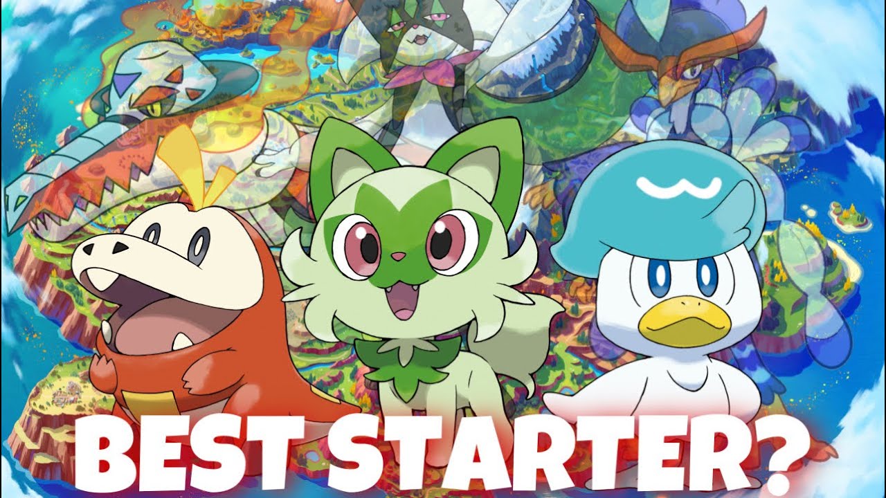 WHICH SCARLET/VIOLET STARTER IS THE BEST? [Best Paldean Starter Ranked ...