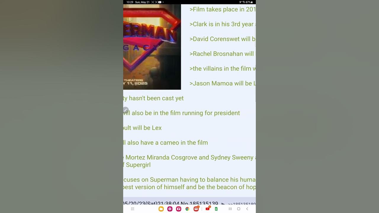 superman legacy plot leak - YouTube