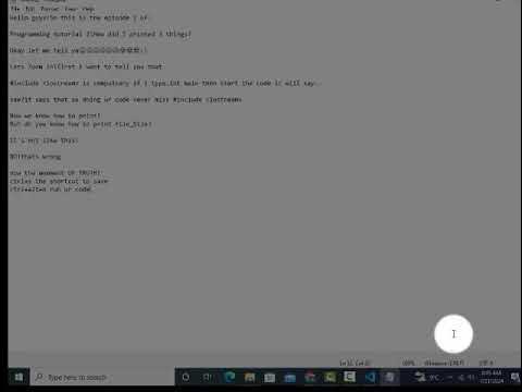 Programming tutorial 2 How did I print 3 things - YouTube