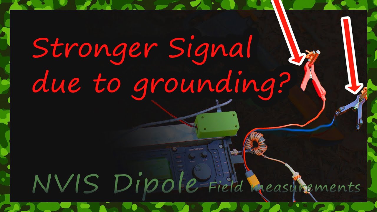 Stronger signal due to grounding? - YouTube