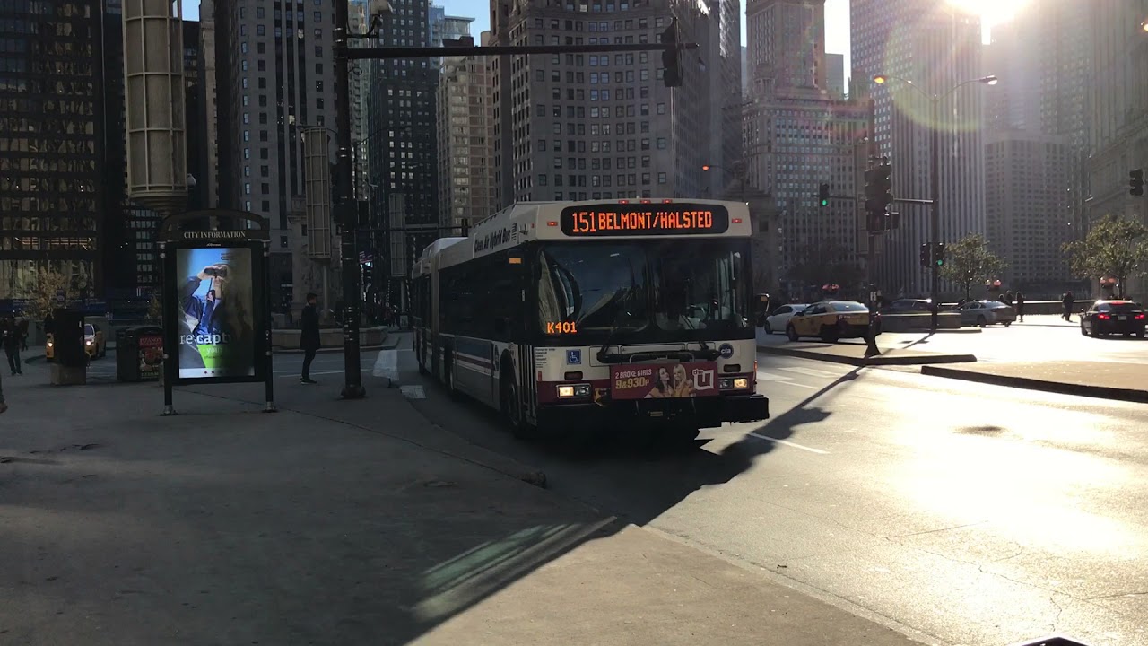 CTA D60LF New Flyer Route 151 Sheridan - YouTube