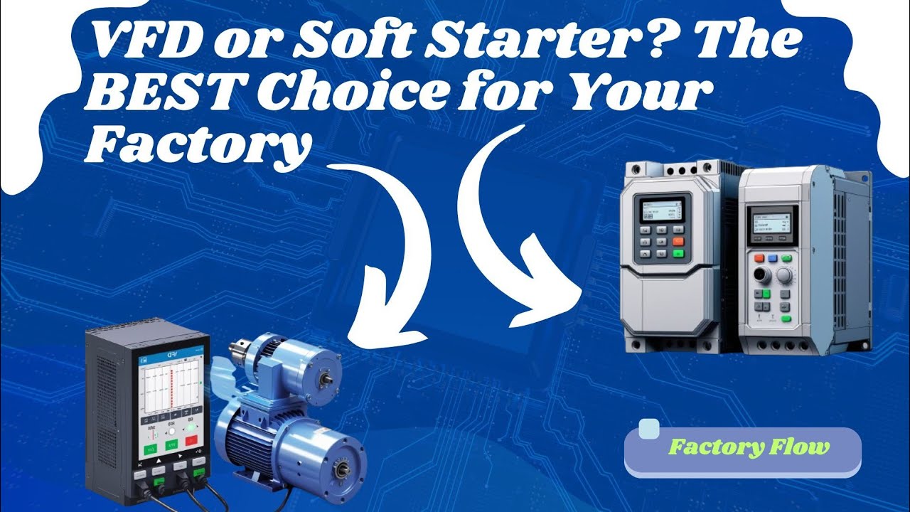 Vfd motor controller | VFD vs Soft Starter | Industrial Control system| #indutrialautomation # ...