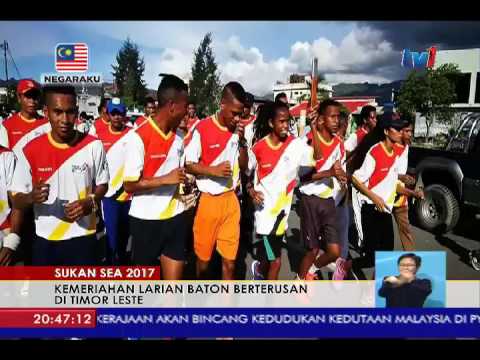 SUKAN SEA 2017 – KEMERIAHAN LARIAN BATON BERTERUSAN DI TIMOR LASTE [18 ...
