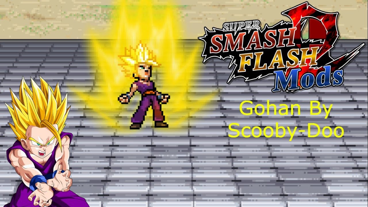 SSF2 Mods Gohan By Scooby-Doo Showcase - YouTube