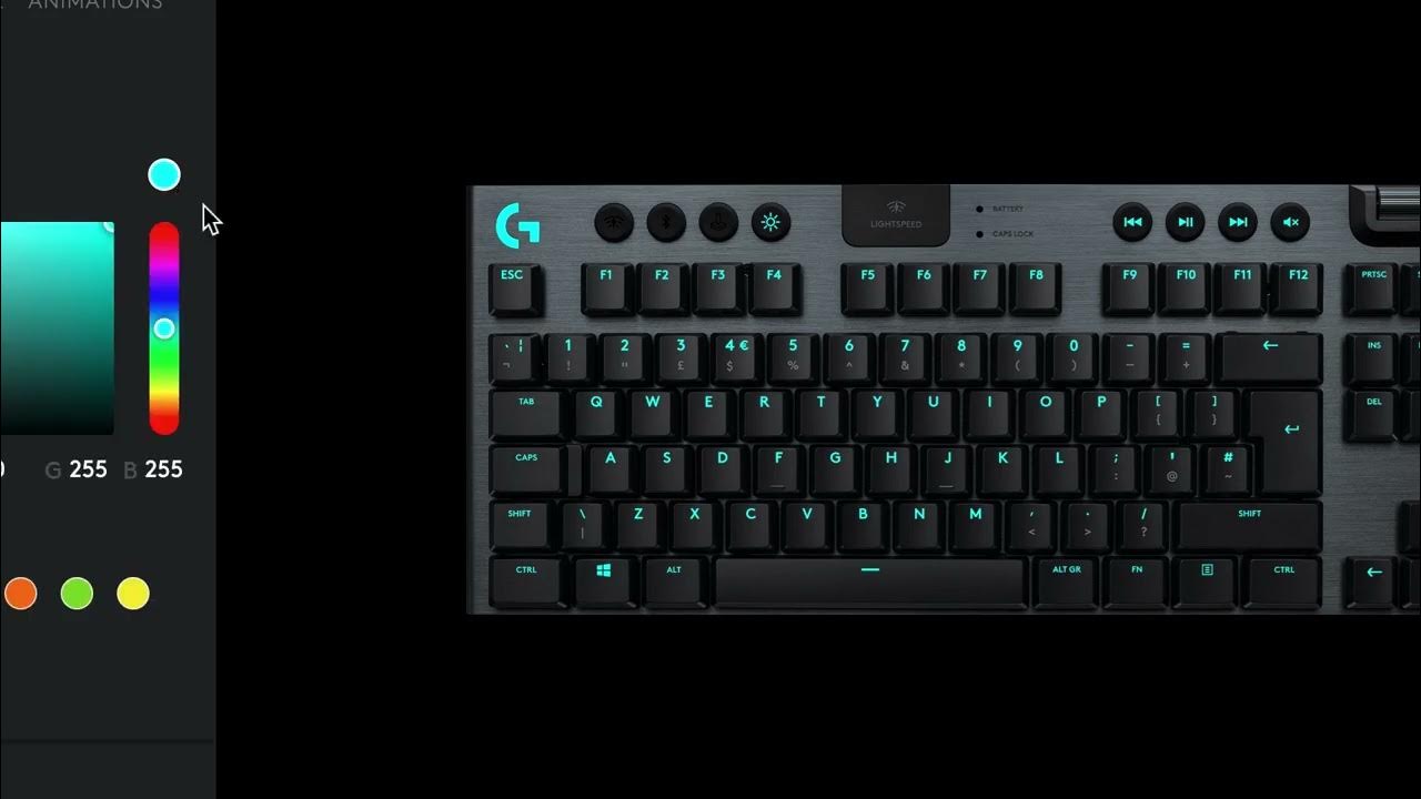 How to Manage Lightsync on Logitech G915 TKL | Customize Lightsync on Logitech G915 TKL Easily ...