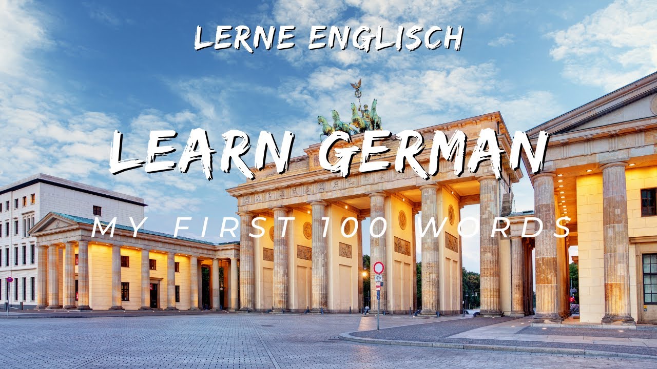 German-English Lesson: My First 100 Words: Englisch lernen ...
