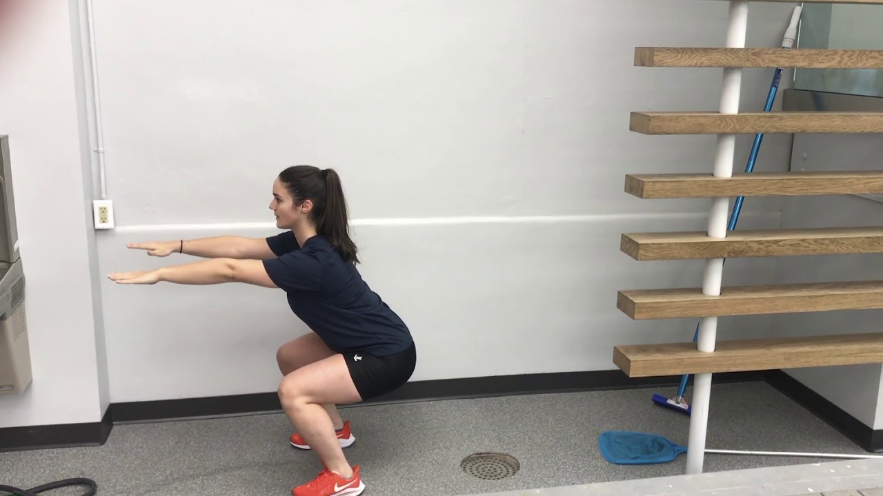 Squat (side-on angle) - YouTube