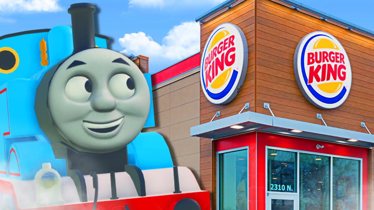 Thomas Goes To Burger King - YouTube